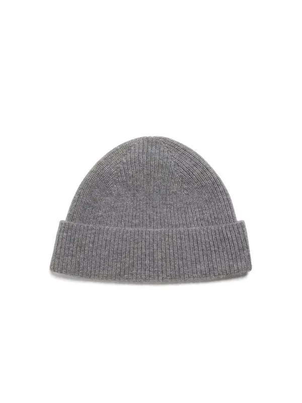 Zegna Oasi Cashmere Beanie - Grey Mélange