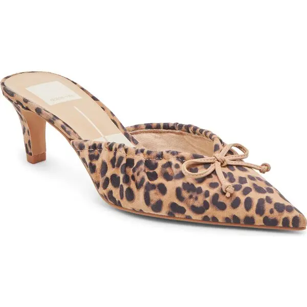 Dolce Vita Kairi Mule - Dark Leopard Suede