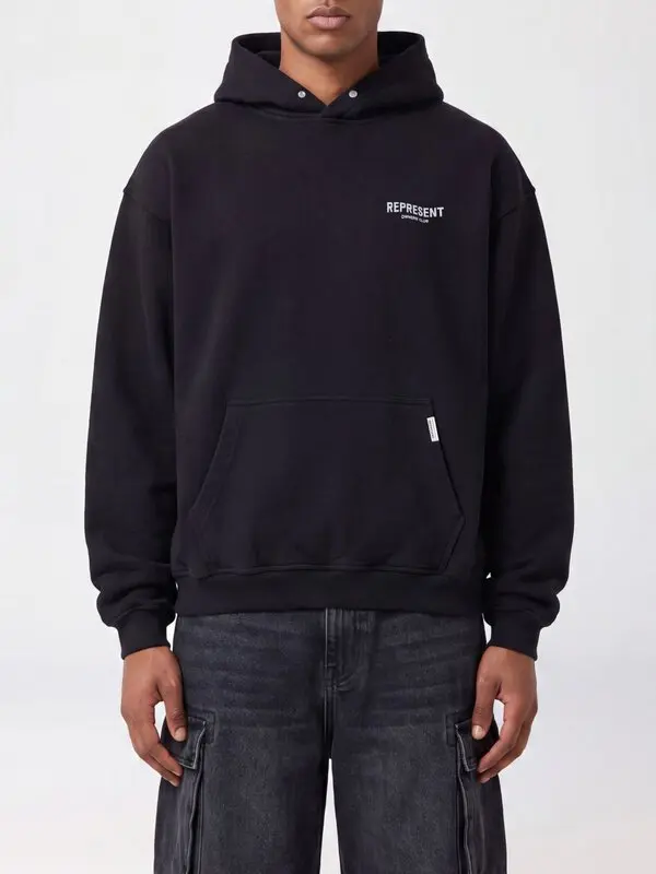 REPRESENT Oversized Hoodie - Black 1