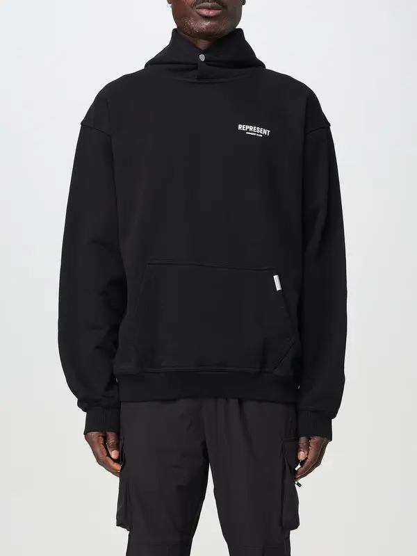 REPRESENT Oversized Hoodie - Black