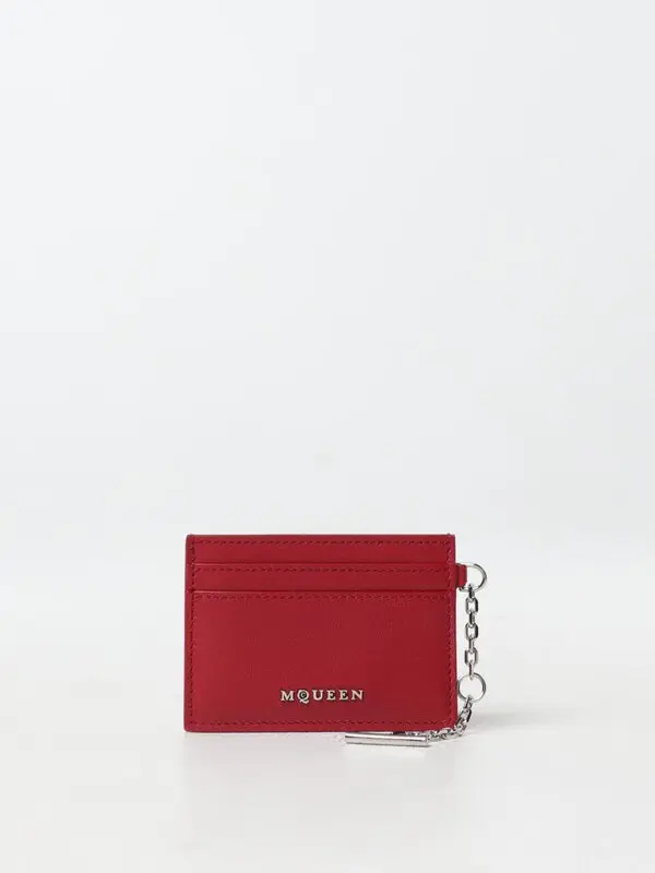 Alexander McQueen Wallet - Red