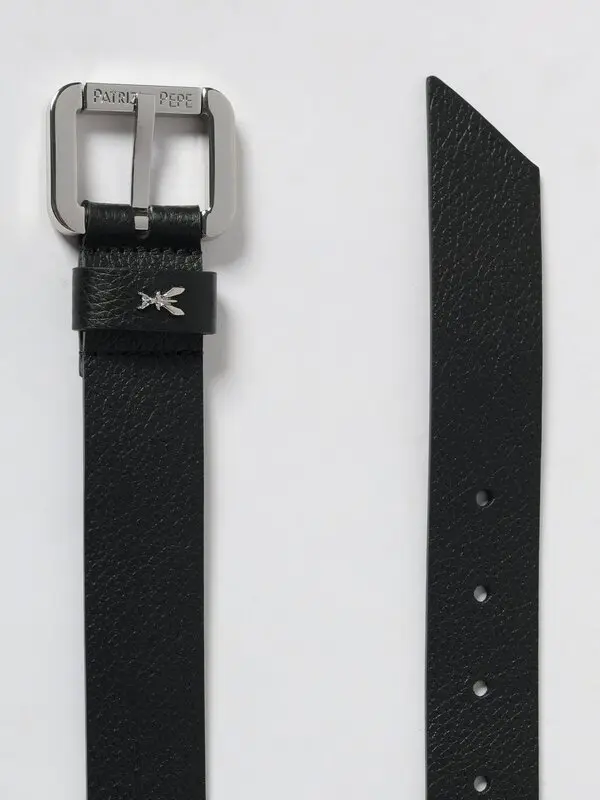 Patrizia Pepe Grained Leather Belt
