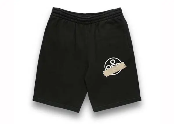 Off-White Tape Arrows Sweatshorts - Black