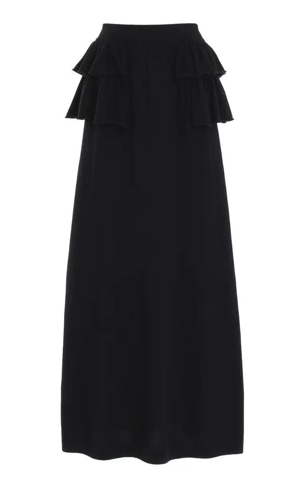 LISA YANG Karla Cashmere Strapless Dress