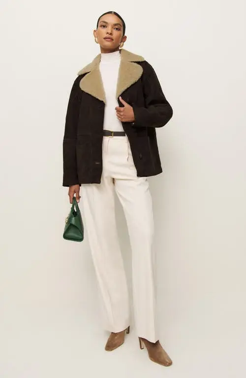 REFORMATION Veda Luca Shearling Jacket