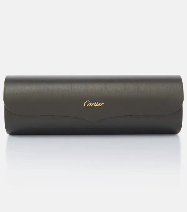 Cartier Panthere De Rectangular Sunglasses - Pink