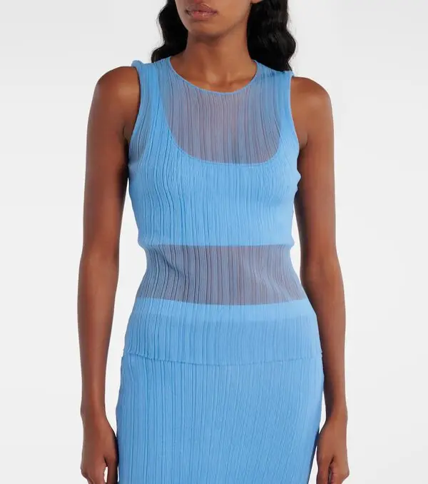 Simkhai Oakley Sheer Tank Top