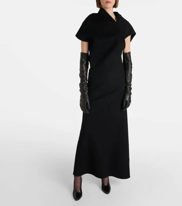 THE ROW Kamil Paneled Cashmere Gown