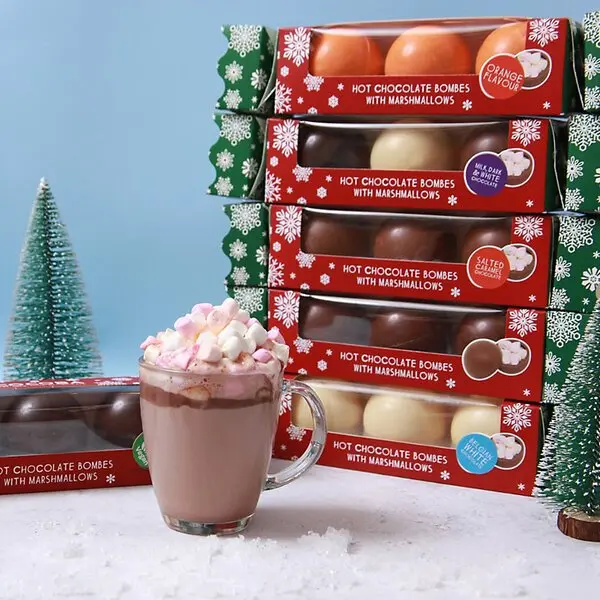 COCOBA Salted Caramel Hot Chocolate Bombs With Marshmallows 150g