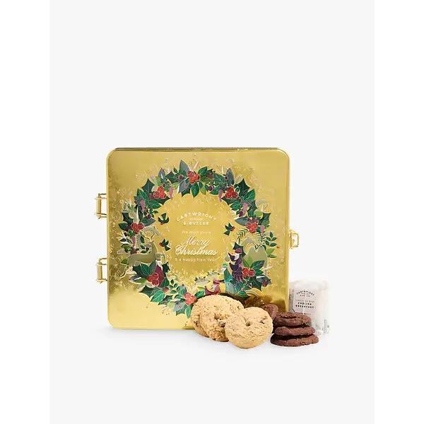 CARTWRIGHT & BUTLER Merry Christmas Teatime Selection Biscuit Tin 390g - One-color