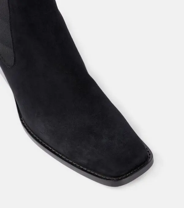 Khaite Austin 60 Suede Ankle Boots