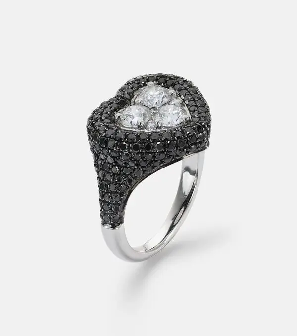 KAMYEN Manaal 18kt White Gold Diamond Ring
