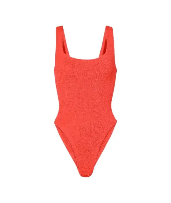 Hunza G Square Neck One Piece Swimsuit