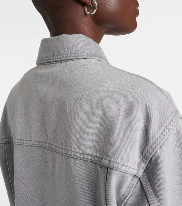 Bottega Veneta Denim Trucker Jacket - Grey