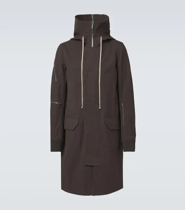 Rick Owens Oversized Cotton Coat