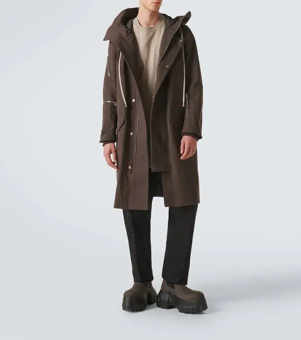 Rick Owens Oversized Cotton Coat