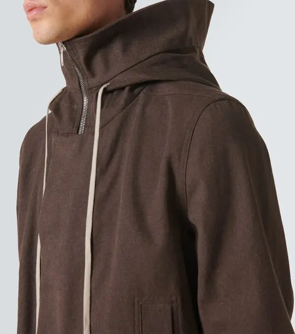 Rick Owens Oversized Cotton Coat