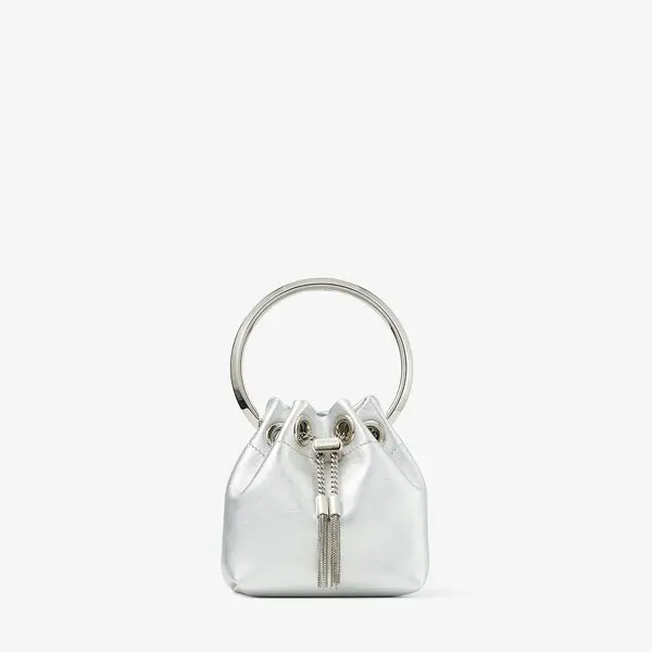 JIMMY CHOO Micro Bon Bon Mini Bag - Silver