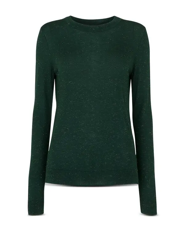 Whistles Sparkle Crewneck Top