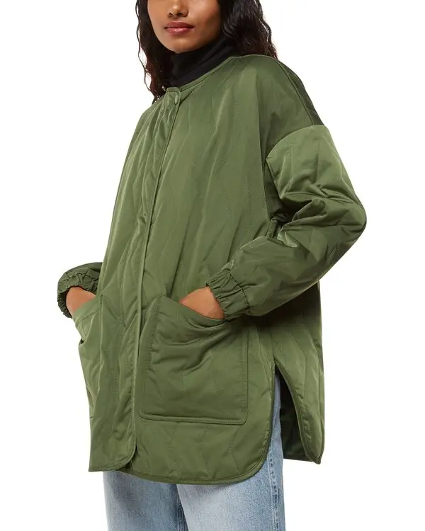 Whistles Petites Esther Quilted Coat