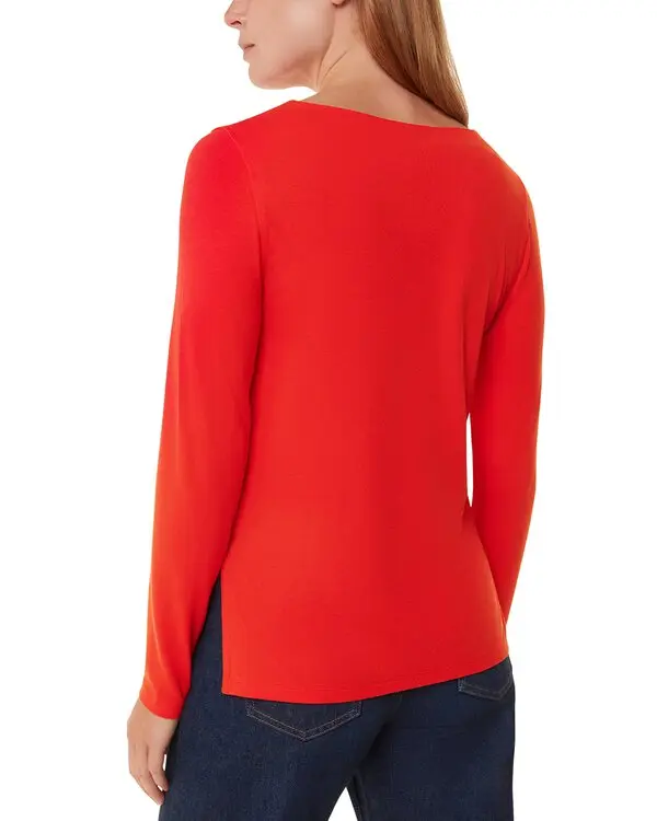Whistles Slim Fit Boat Neck Top