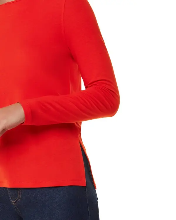 Whistles Slim Fit Boat Neck Top
