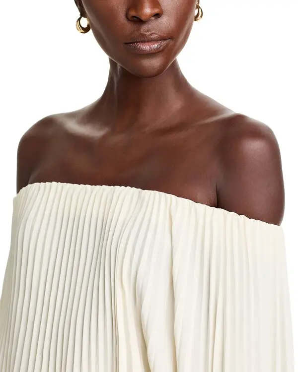 A.L.C. Sienna Off-the-shoulder Top - Whisper White