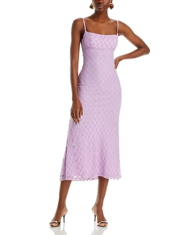 bardot adoni floral mesh midi slip dress Bardot Women's Adoni Mesh Slip Dress