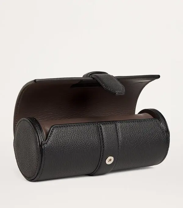 Brioni Grained Leather Watch Case
