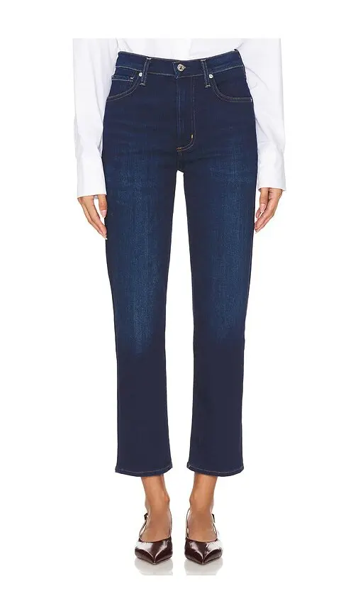 Citizens Of Humanity Caia High Rise Straight Leg Jeans - Lotus