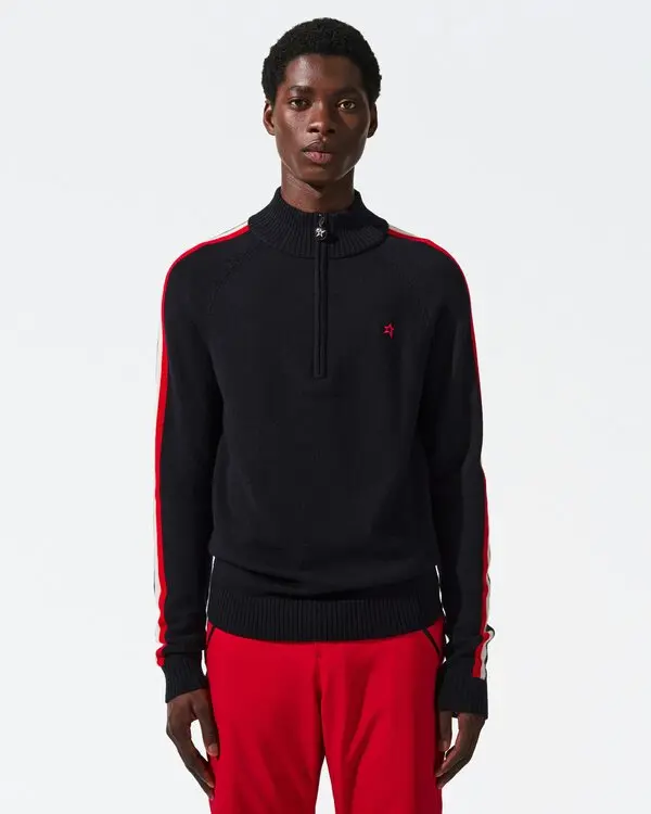 Perfect Moment Merino Wool Pullover - Navy