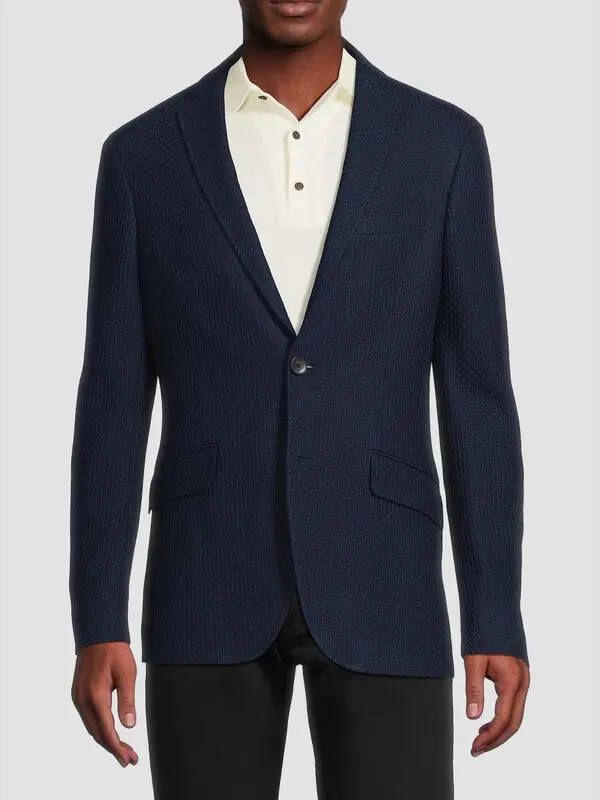 Etro Roma Cotton Jacket - Navy