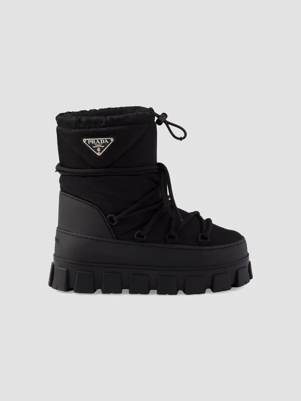 Prada Re-nylon Gabardine Apres-ski Boots