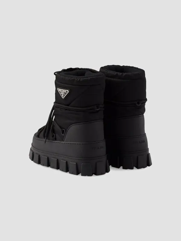 Prada Re-nylon Gabardine Apres-ski Boots