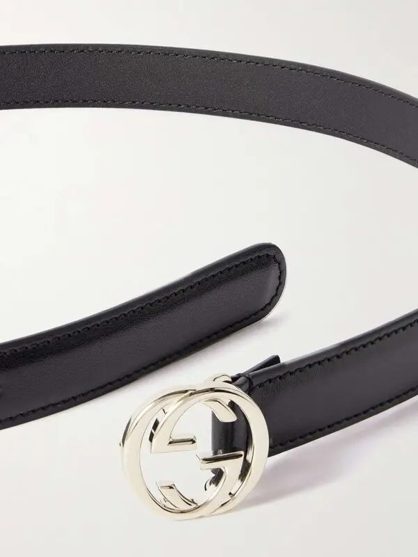 Gucci Plutone Leather Belt