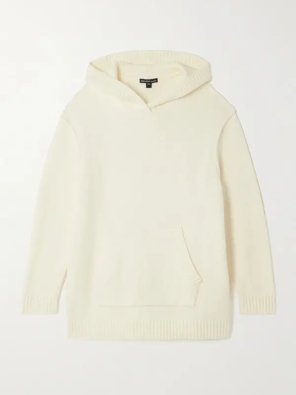 JAMES PERSE Cotton-blend Hoodie - Neutrals