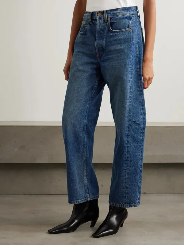 B Sides Lasso High-rise Wide-leg Jeans - Blue