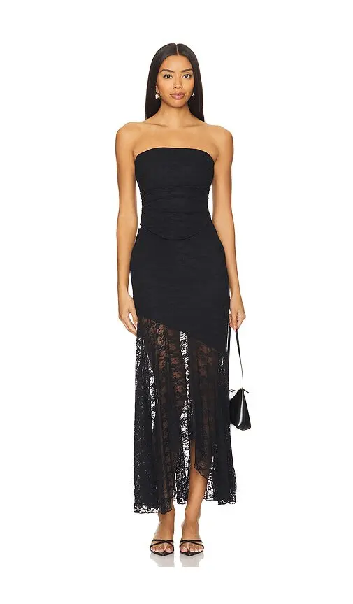 MORE TO COME Nylah Maxi Set - Black