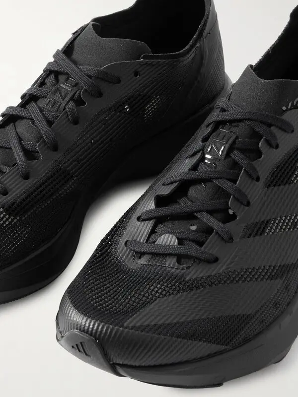 Buy ADIDAS ORIGINALS Y-3 Takumi Sen 10 Rubber-trimmed Mesh Sneakers - Black  At 40% Off | Editorialist