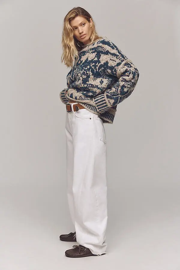 PILCRO Relaxed Roll-neck Sweater