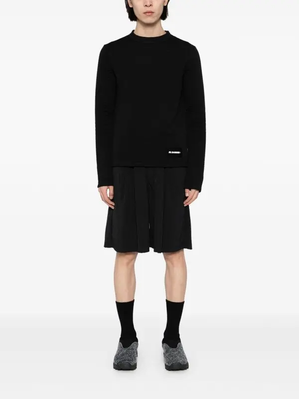 JIL SANDER Texture Long-sleeves T-shirt