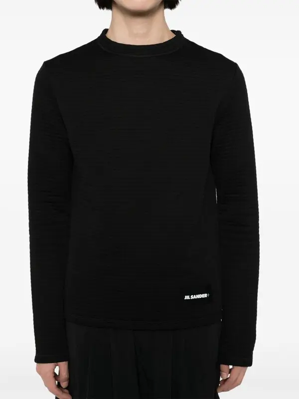 JIL SANDER Texture Long-sleeves T-shirt
