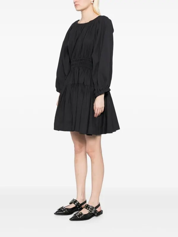 Molly Goddard Flared Mini Dress In Grey - 56% Off | Editorialist
