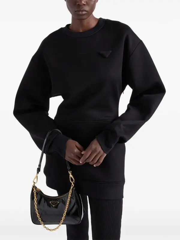 Prada Embossed Logo Sweatshirt
