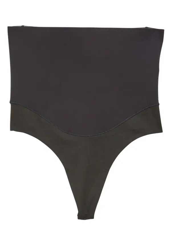 Fleur Du Mal Le Stretch Micro Shaping Thong - Black