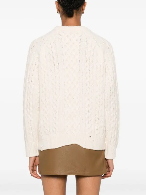 Coperni Aran Knit Sweater