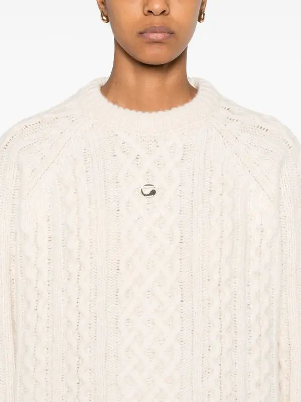 Coperni Aran Knit Sweater