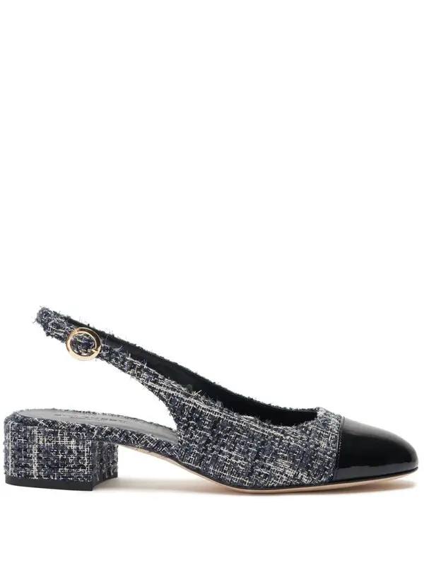 SCAROSSO Coco 35mm Pumps - Black