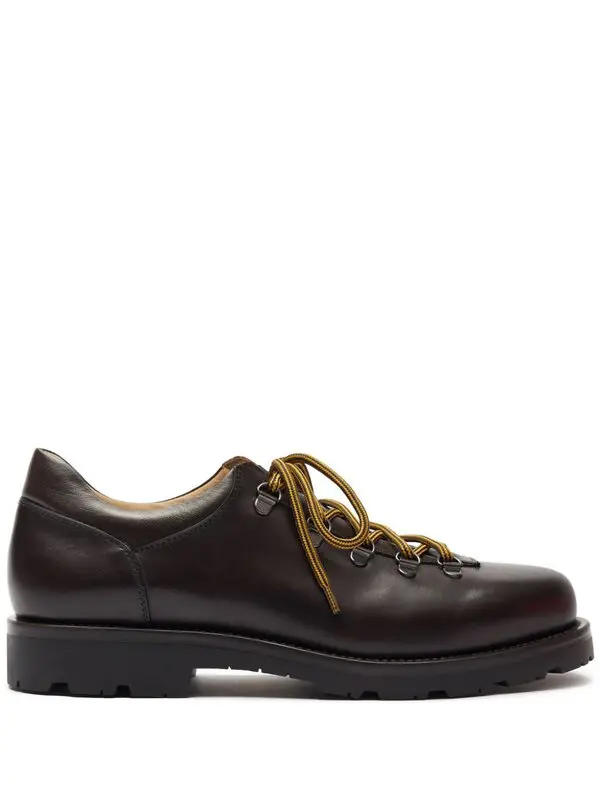 SCAROSSO Eddy Derby Shoes - Brown