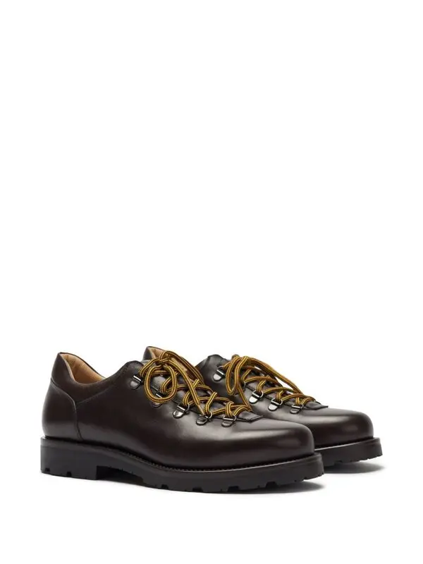 SCAROSSO Eddy Derby Shoes - Brown